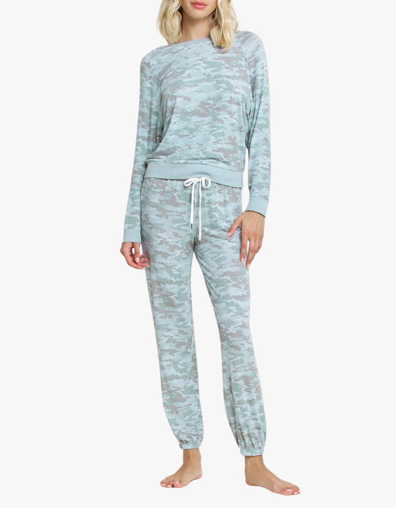 Fern Camo Star Seeker Long Set by Honeydew - Ambiance Boutique