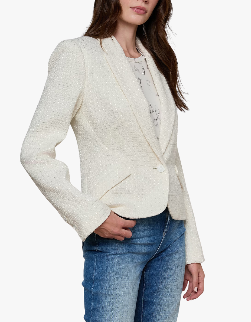 Ivory Jennah Blazer by L'agence - Ambiance Luxury Boutique