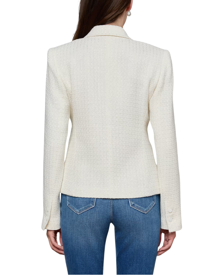 Ivory Jennah Blazer by L'agence - Ambiance Luxury Boutique