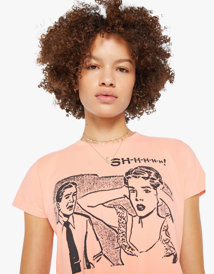 Shhhh Graphic The Boxy Goodie Goodie T-shirt by Mother - Ambiance ...